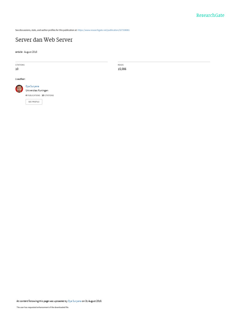 Modul Web Server | PDF