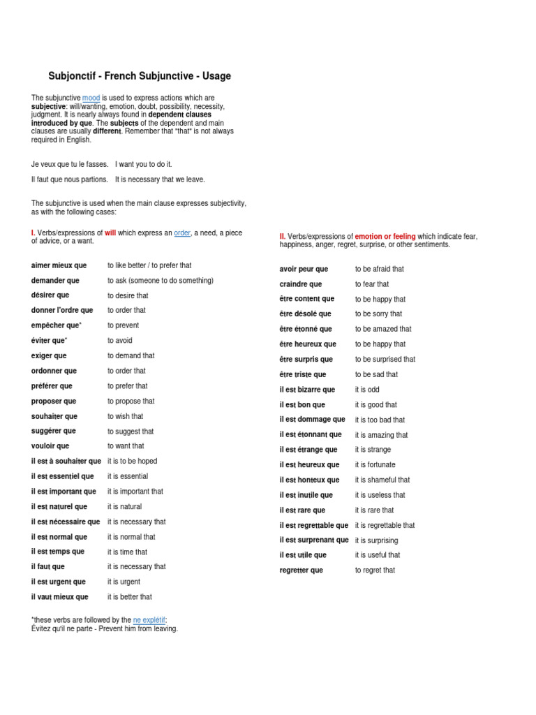 Subjunctive | PDF | Grammar | Linguistics