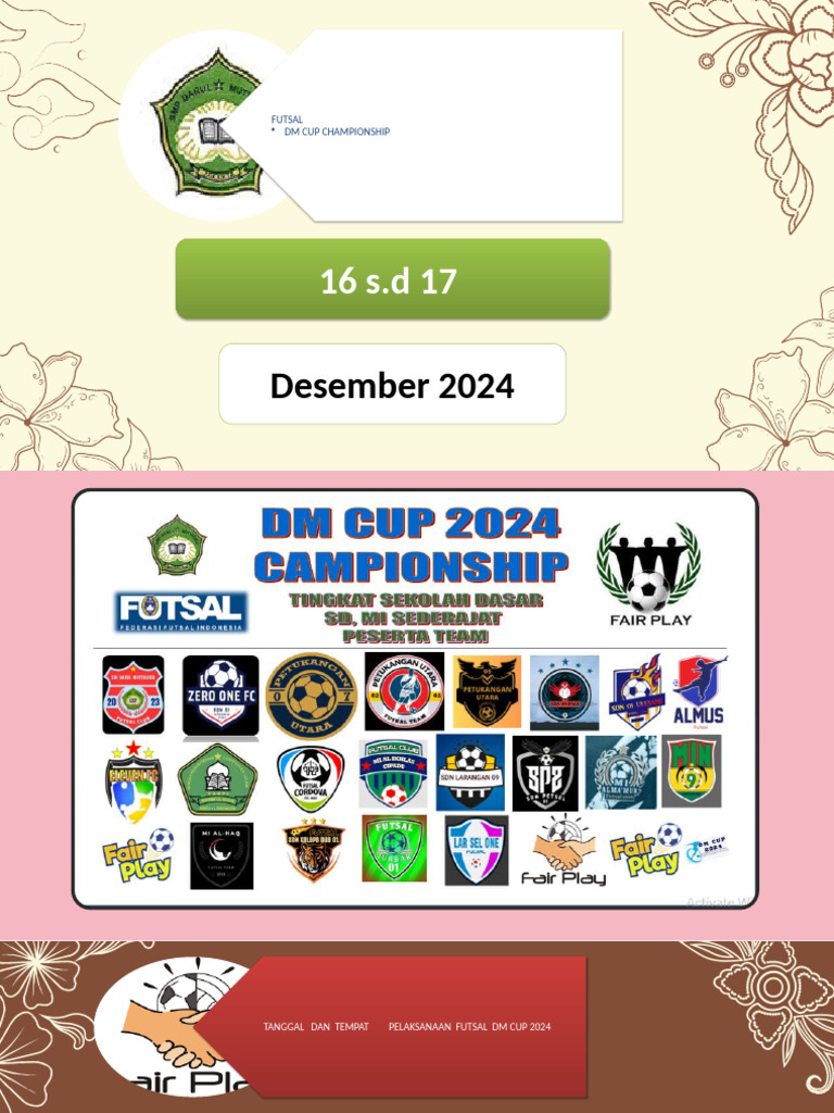 Futsal DM Cup 2024 | PDF