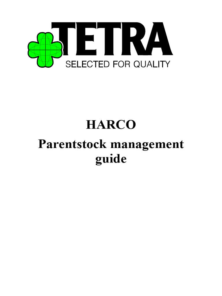 HARCO Parentstock Management Guide | PDF | Chicken | Birds