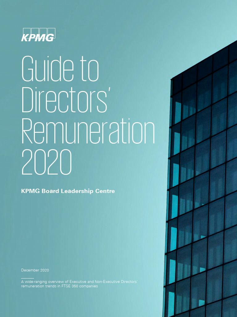 Guide To Directors Remuneration 2020 | PDF | Salary | Pension