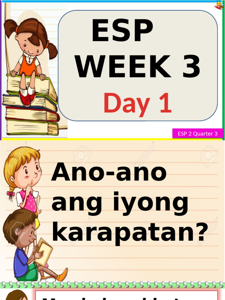 Esp Quarter 3 Week 3 | PDF