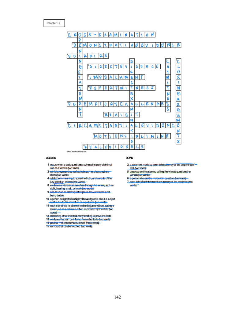 Chapter 17 Puzzle | PDF