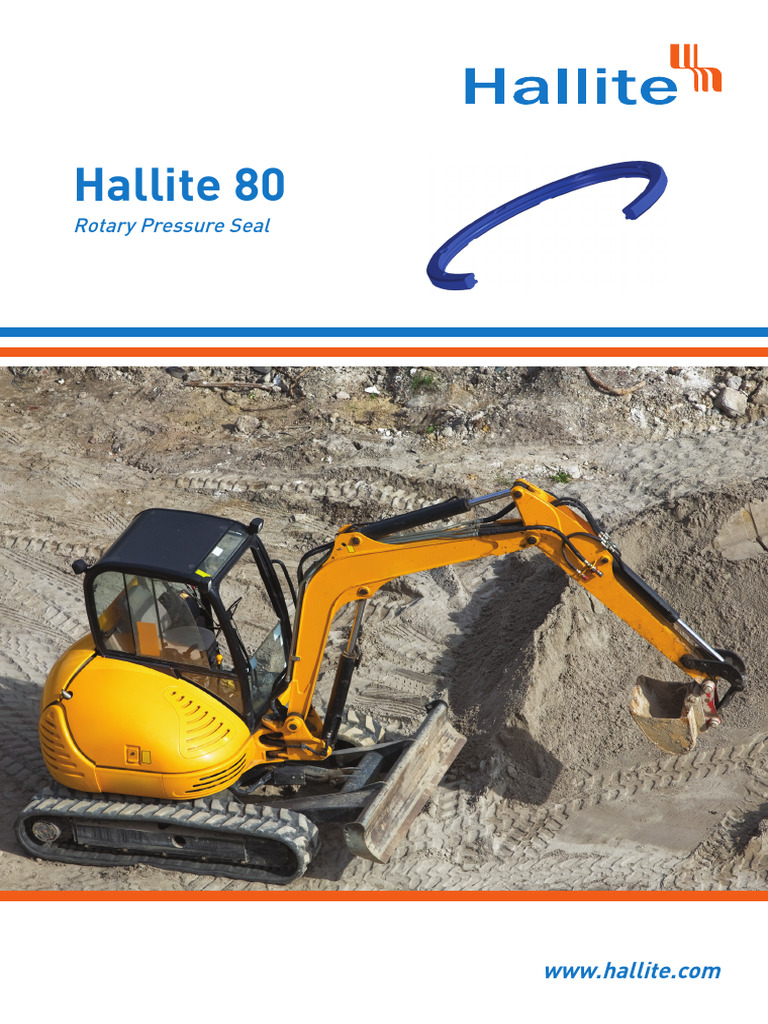 Hallite 80 Rotary Pressure Seal | PDF | Mechanical Engineering ...