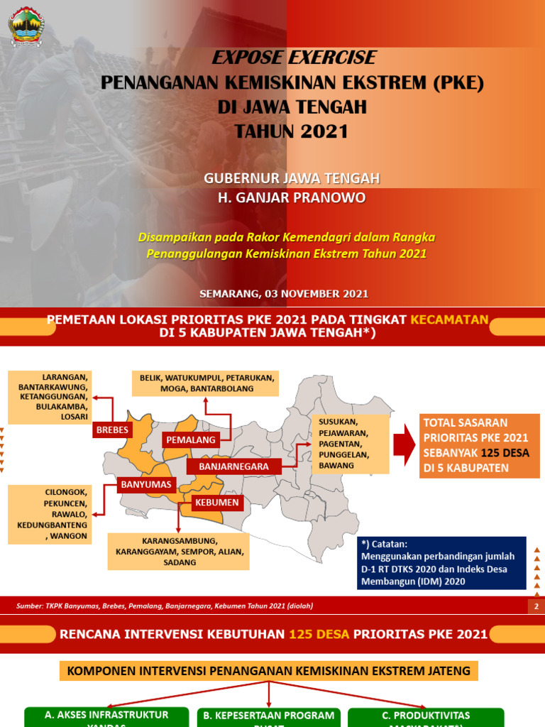 Paparan Rapat Penyiapan Bahan Ekspose Gub-Final 3 Nov 2021 | PDF