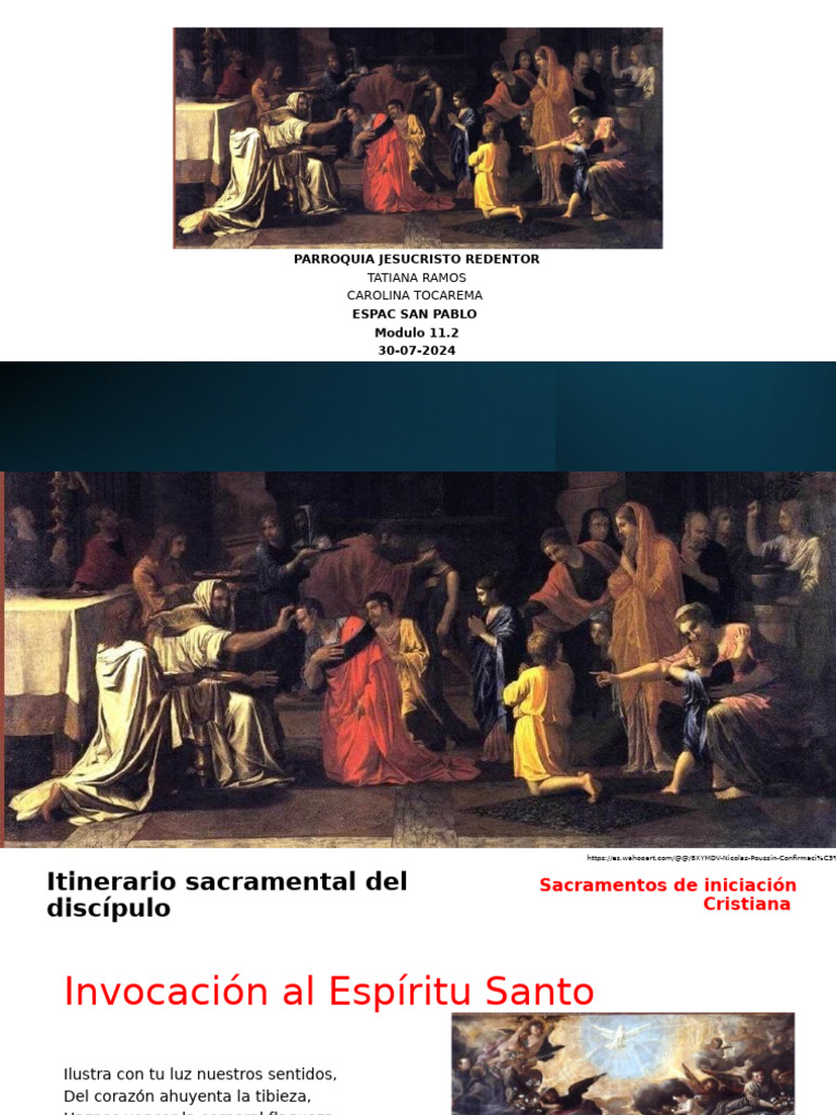 Los sacramentos de iniciacion cristiana (2)-2 | PDF | Bautismo | Cristo ...