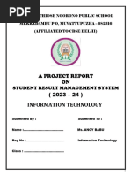 10th IT (402) Refrence Project File 2024-2025 | PDF | Databases | Information