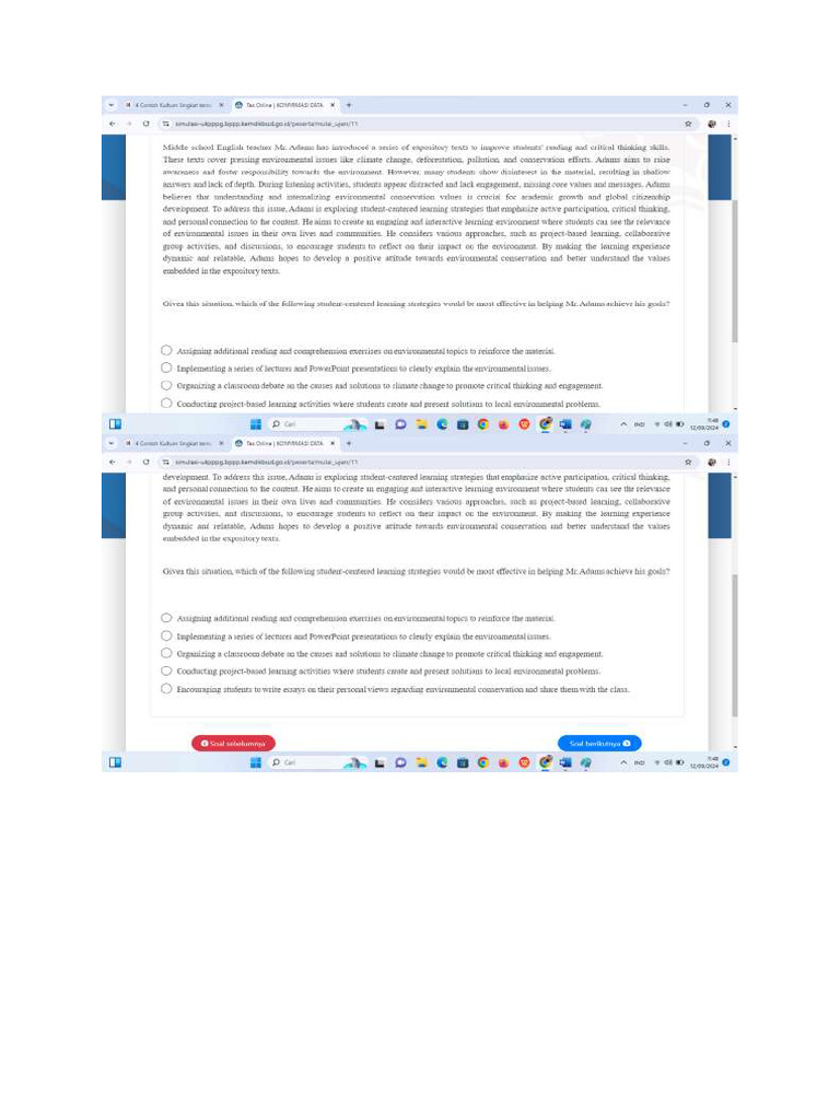 Soal To Mis Aam | PDF