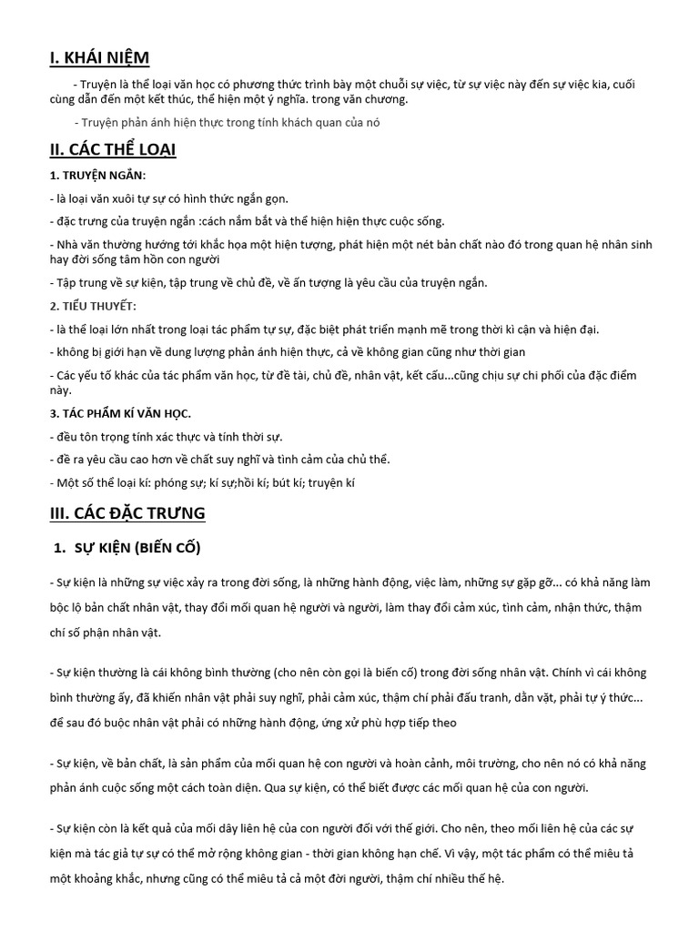 Đề Cương Văn Ck1 | PDF