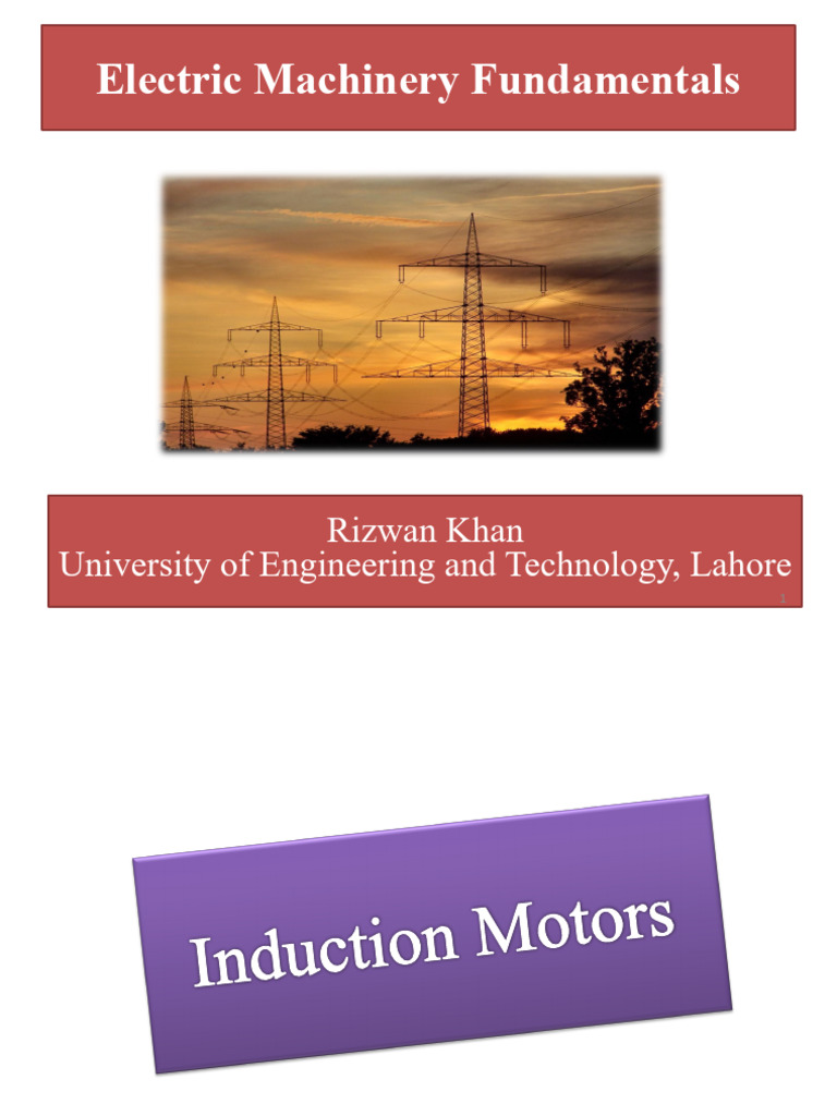 Induction Motors | PDF | Electric Motor | Electromagnetic Induction