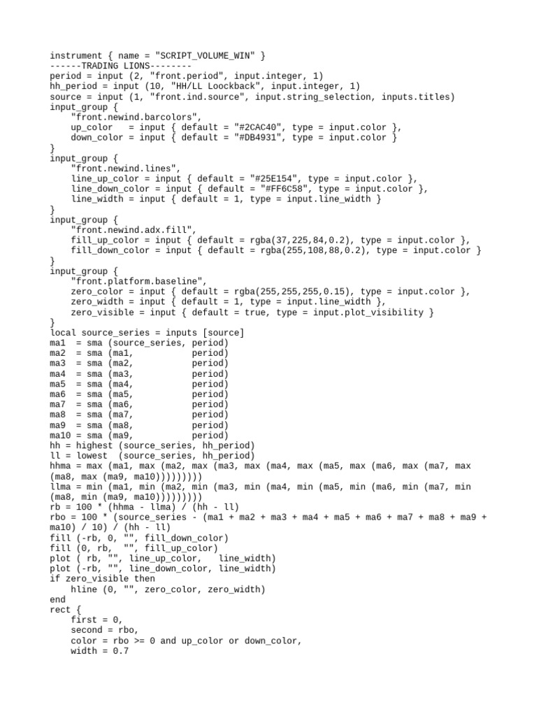 SCRIPT VOLUME WIN | PDF