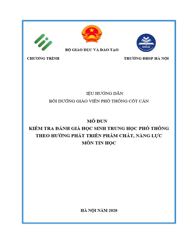 Module 03. Kiem Tra Danh Gia - THPT - 12.10 - Version 15 | PDF