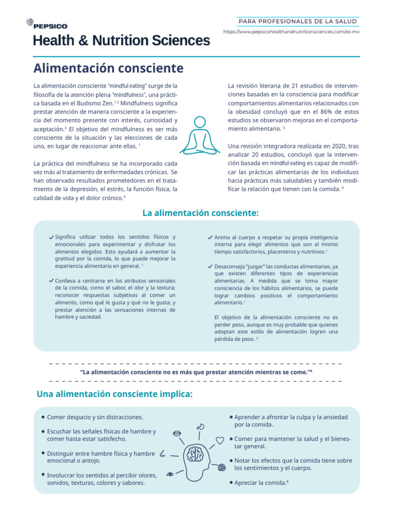 Alimentación Consciente: Guía y Beneficios | PDF | Alimentos