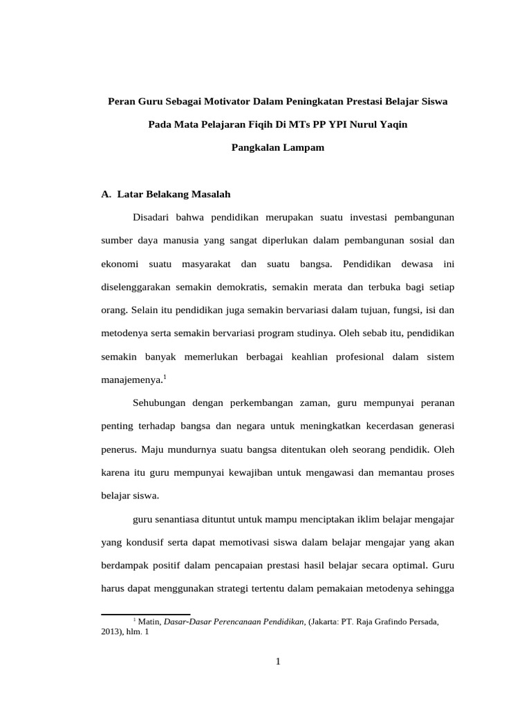 Proposal Satria | PDF
