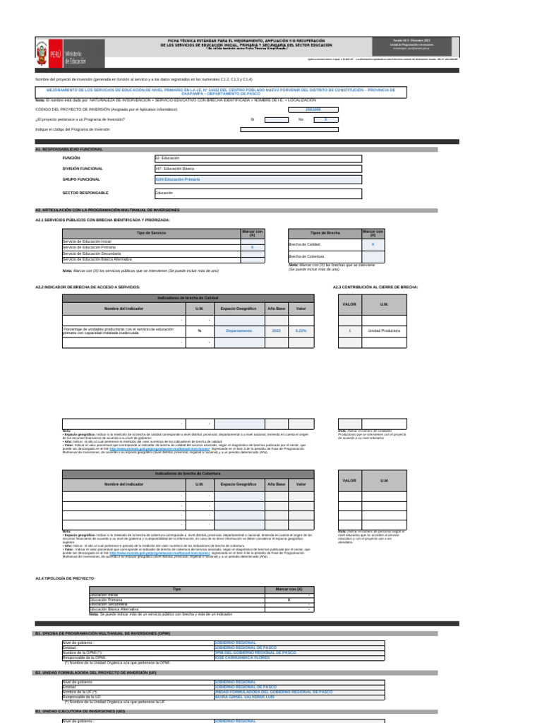 Ficha Tecnica Estandar Final Porvenir | PDF | edificio | Fundación (Ingeniería)
