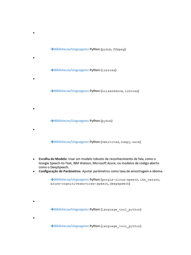 Algoritmo para Transcrição | PDF | Python (linguagem de programação ...