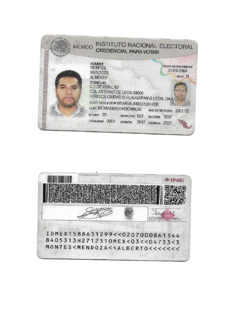 Ine Credencial | PDF