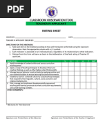 Ncoi Annotations Form For Teacher III Applicant | PDF | Learning ...
