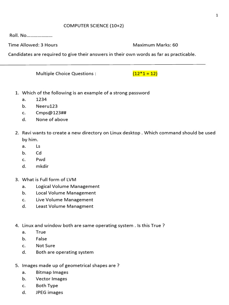 MQP.12.CS.05.10.2024 | PDF | Computing | Computer Data