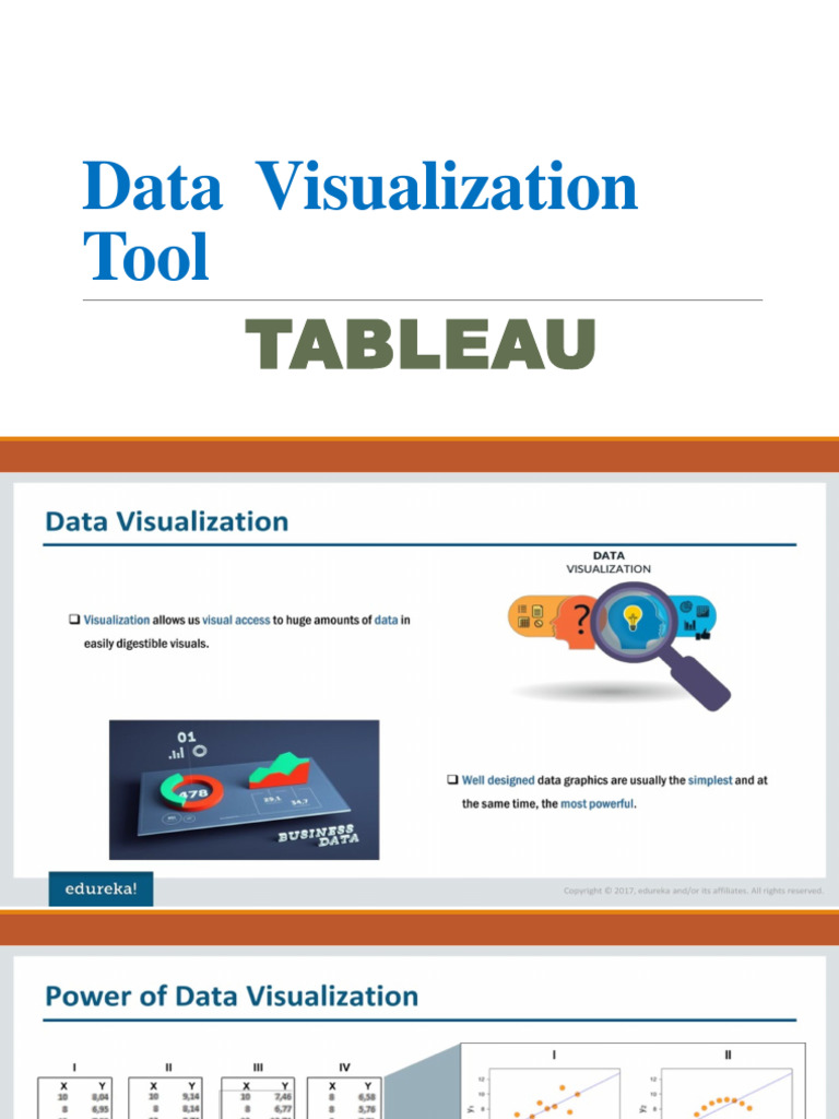 1.TABLEAU INTRODUCTION | PDF