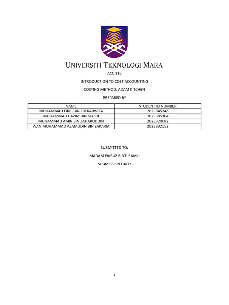 ACC 116 | PDF | Business Economics | Business