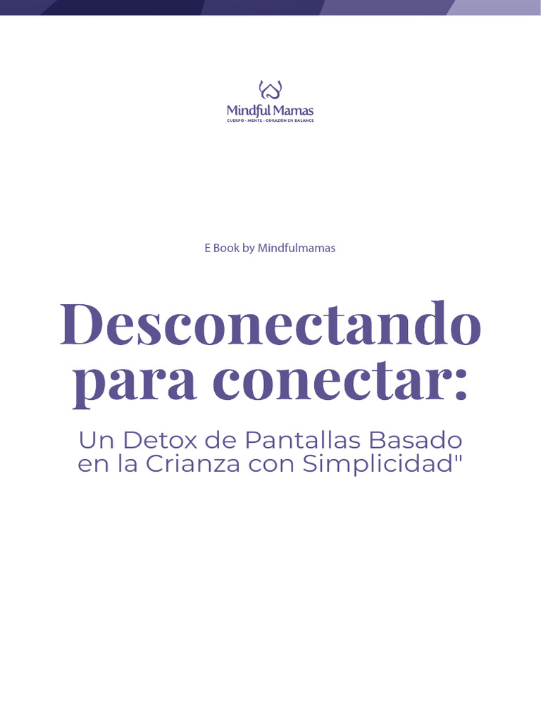 Ebook - Desconectando para Conectar 3 | PDF | Creatividad | Dormir