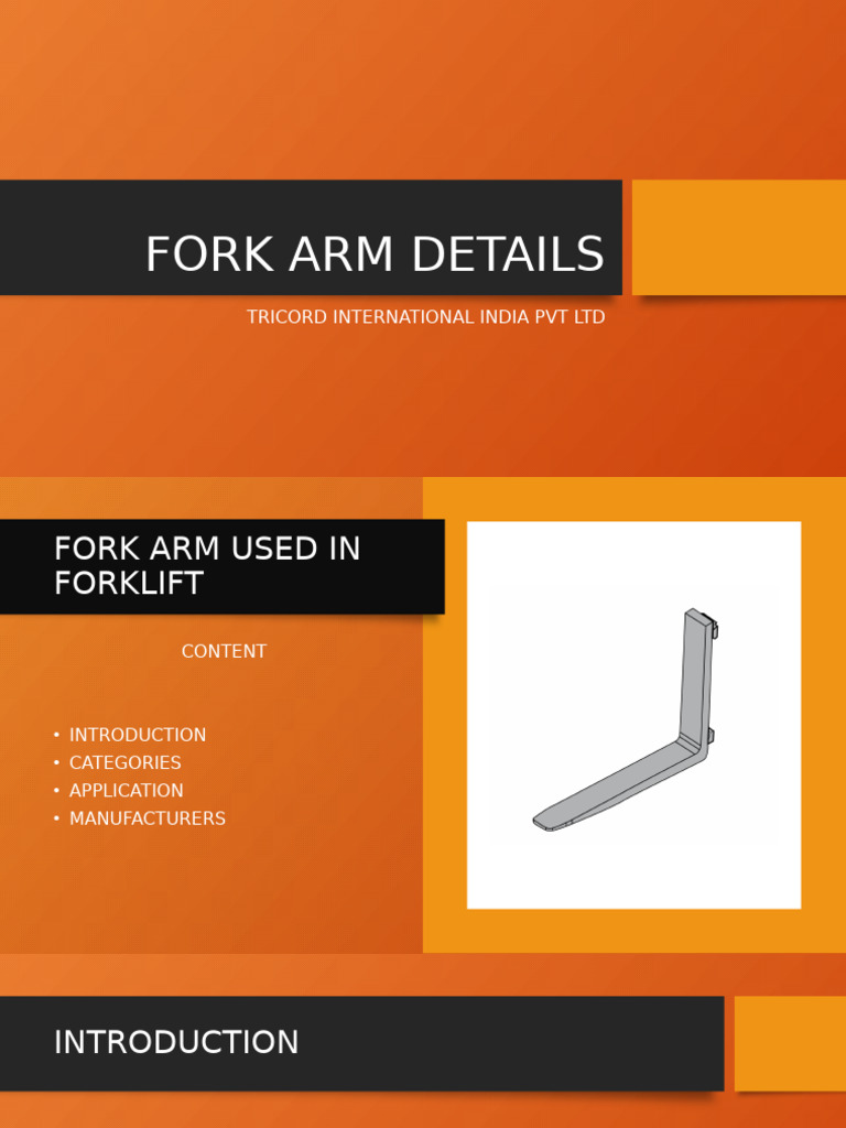 Fork Arm | PDF