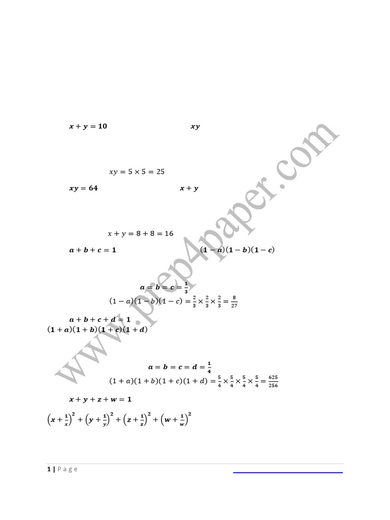 Maxima Minima Questions From Previous Year CAT XAT Papers | PDF | Mathematical Analysis ...