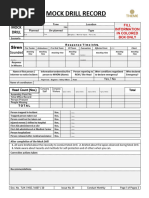 Mock Drill Standard Operating Procedure | PDF | Cardiopulmonary ...