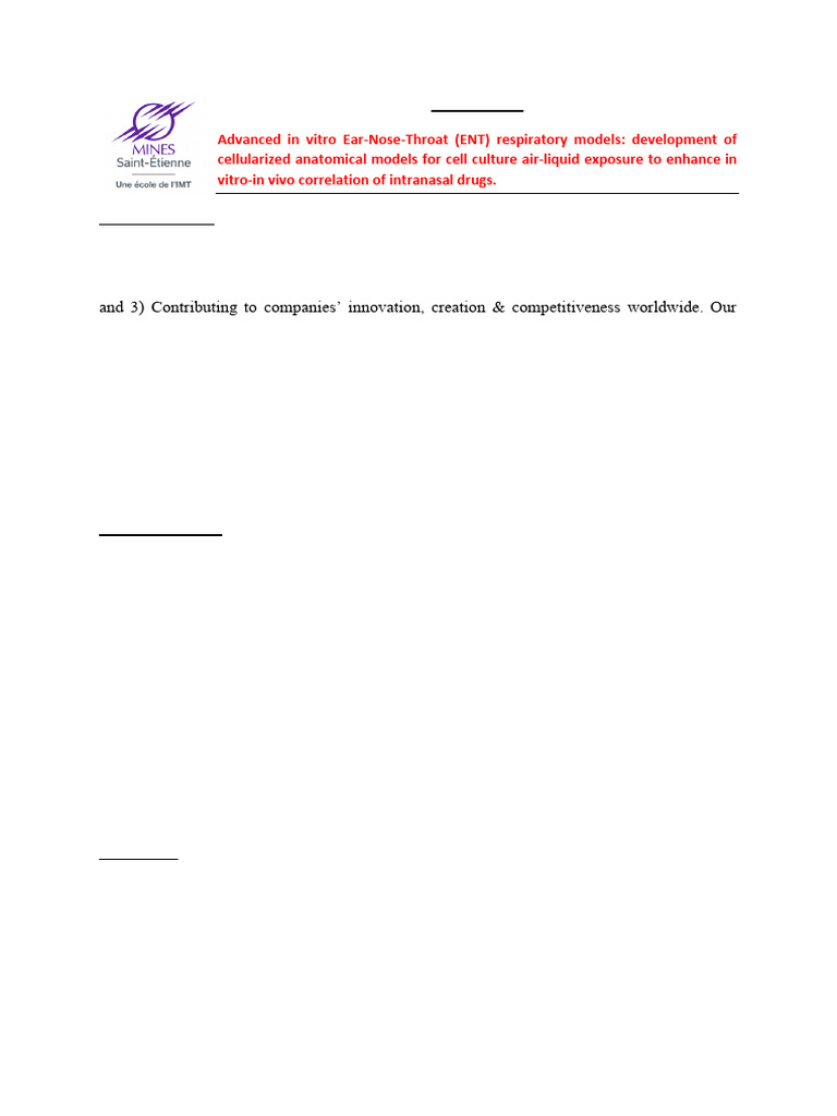 PHD Offer Advanced ENT Respiratory Models | PDF | Pharmacokinetics | In ...