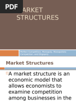 Market Structures - Notes For Economics Students | PDF