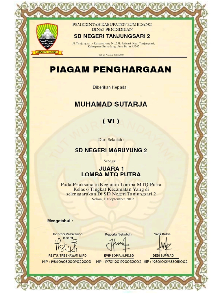 Lomba MTQ Putra 2019 | PDF