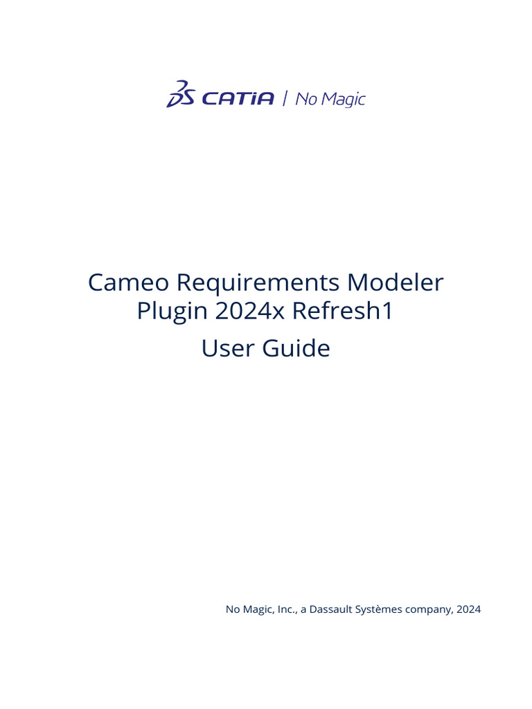 Cameo Requirements Modeler 2024x Guide | PDF | Window (Computing ...
