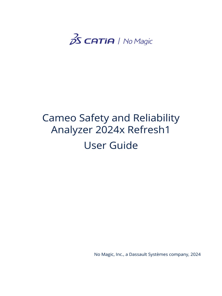 Cameo Safety and Reliability Analyzer UserGuide | PDF | Risk | Reliability Engineering