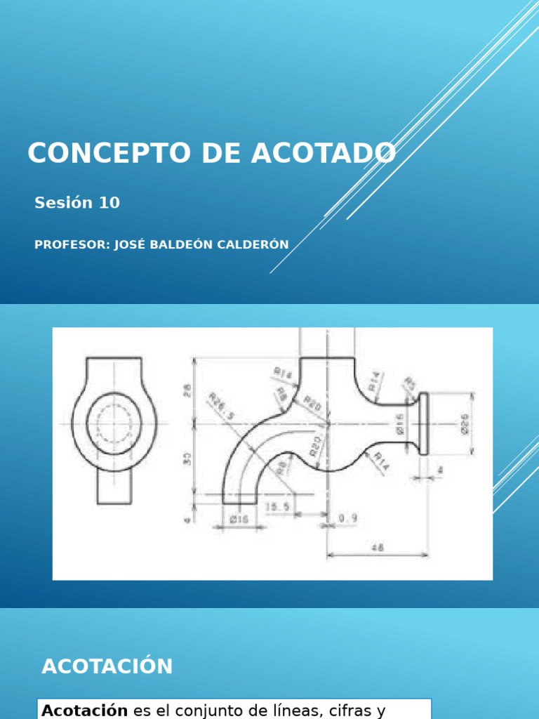 Sesión 10. Concepto de Acotado | PDF