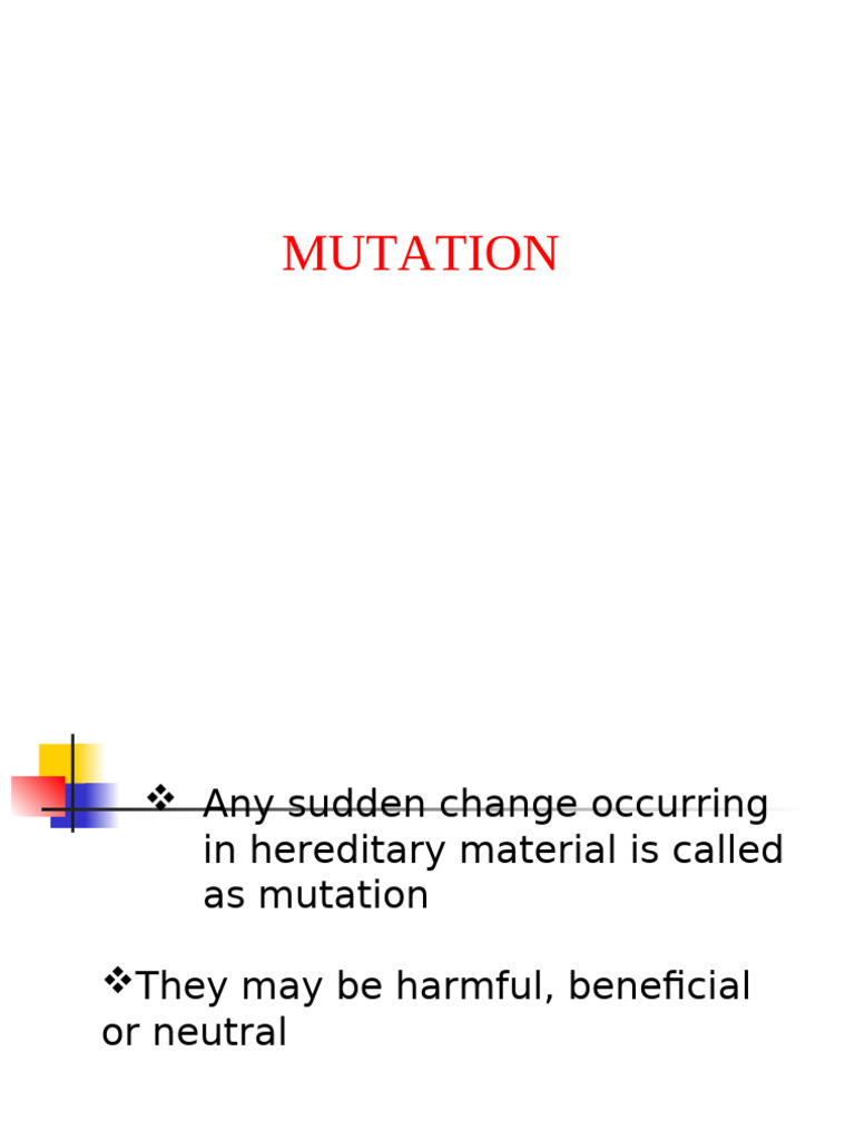 Understanding Gene Mutations | PDF | Mutation | Point Mutation