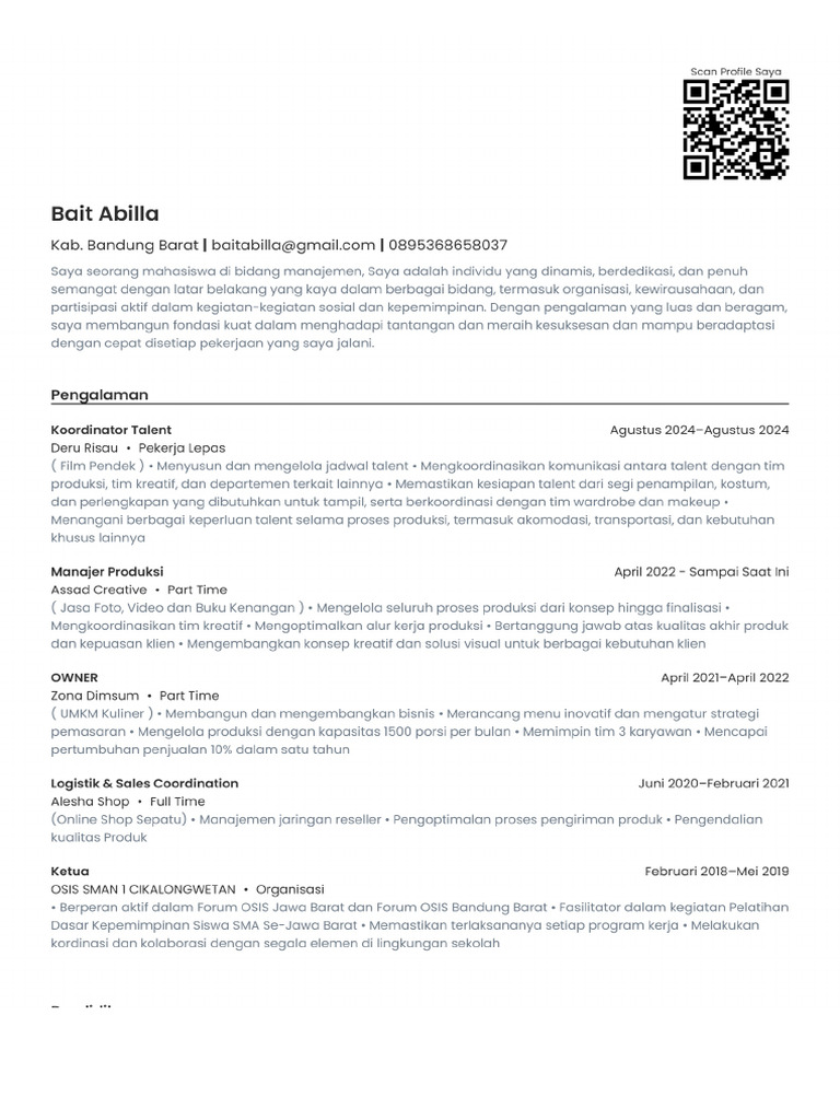 CV - Bait Abilla | PDF