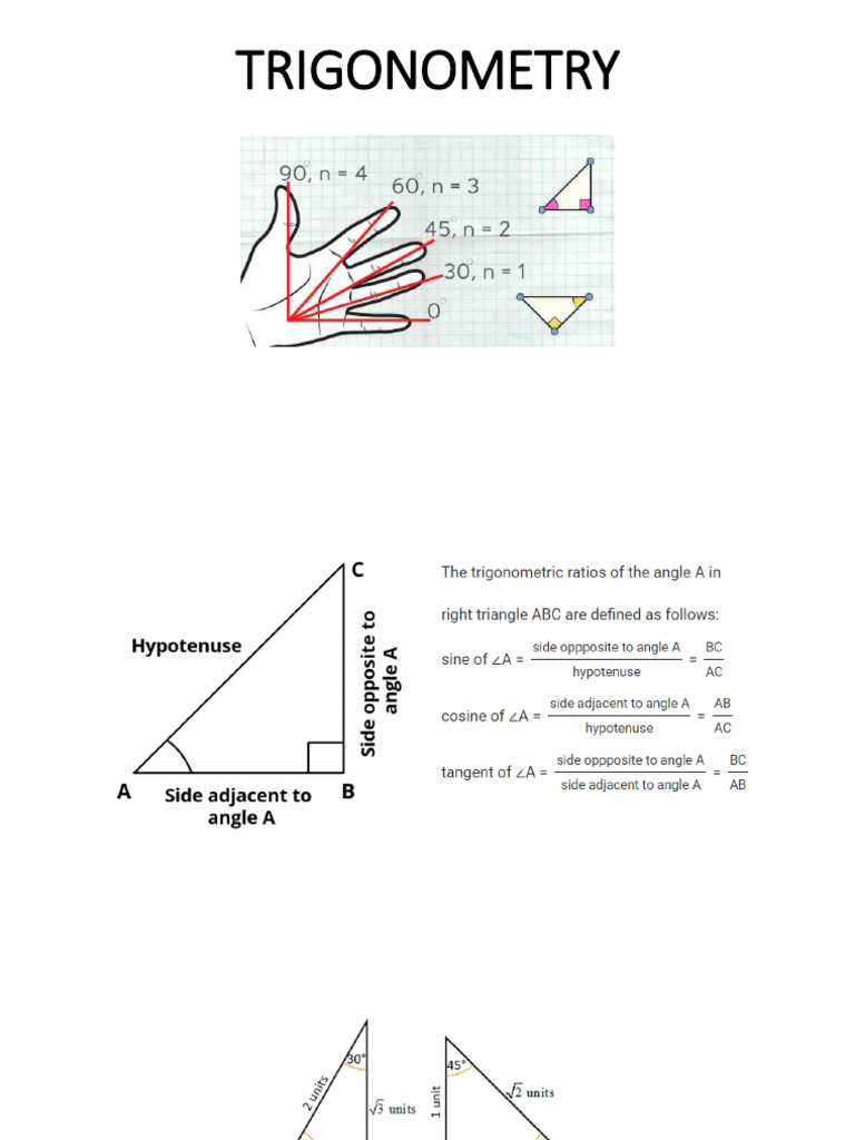 Trigonometry and Coordinate Geometry Hetc 23-07-22 | PDF