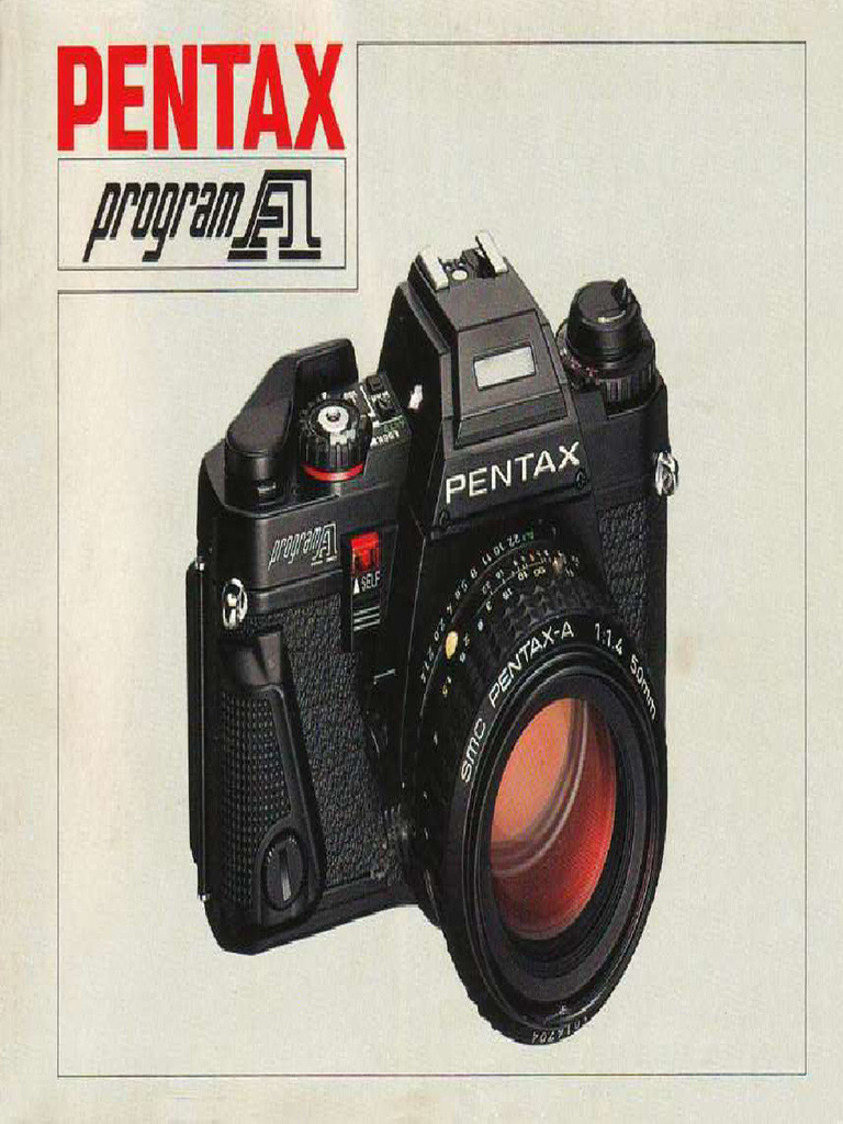 Pentax Program a Manual en (1) | PDF