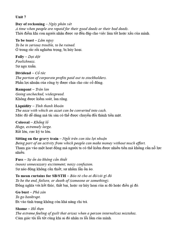 Unit 7 Day of Reckoning | PDF