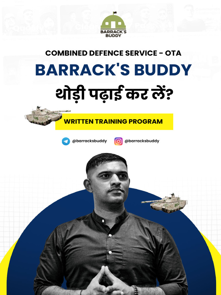 Barrack's Buddy - CDS OTA - Schedule Details | PDF | Chemistry | Physical Sciences