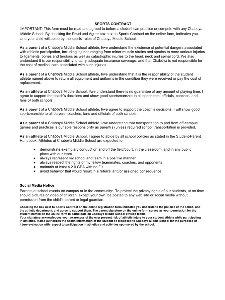 Behavior Contract Chaboya | PDF