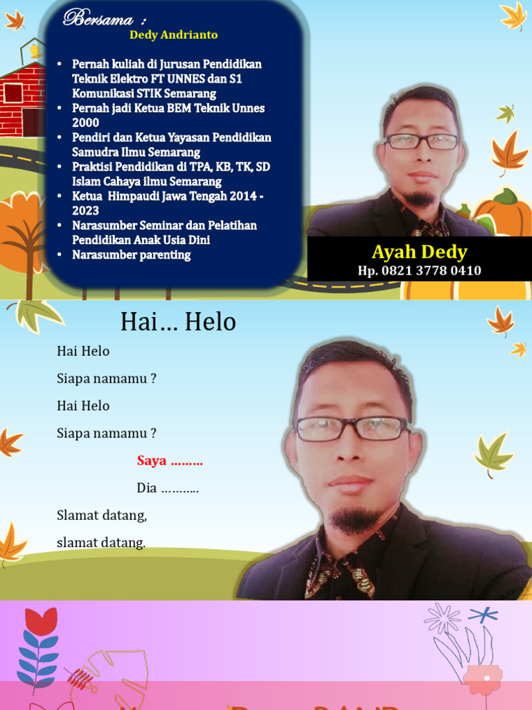 PPT Konsep Dasar Paud Banyumas 2021 - Dedy Semarang | PDF