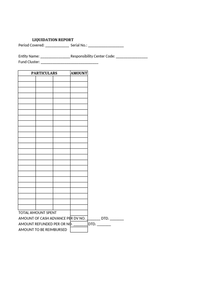 Liquidation Report 3 | PDF