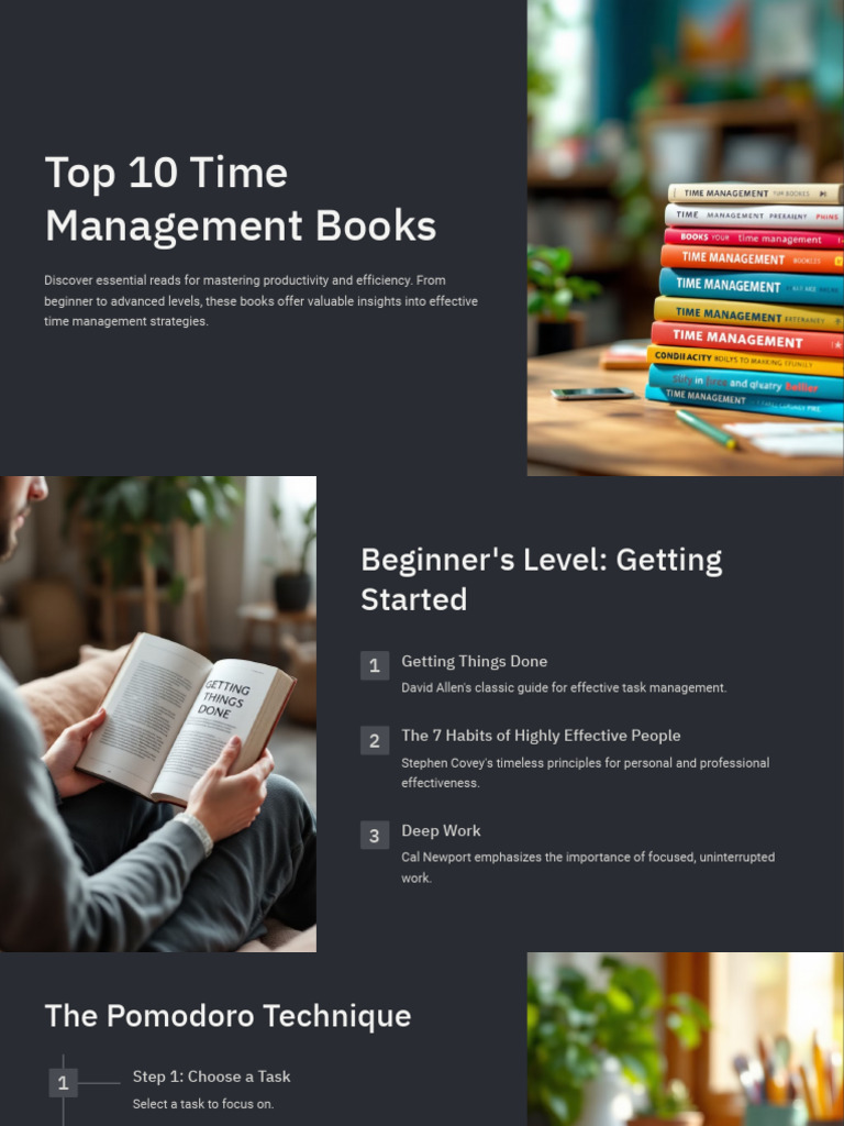 Top 10 Time Management Books | PDF | Time Management | Professional Skills