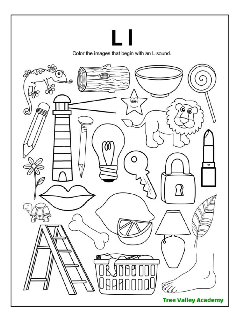 Letter LL - Activity | PDF