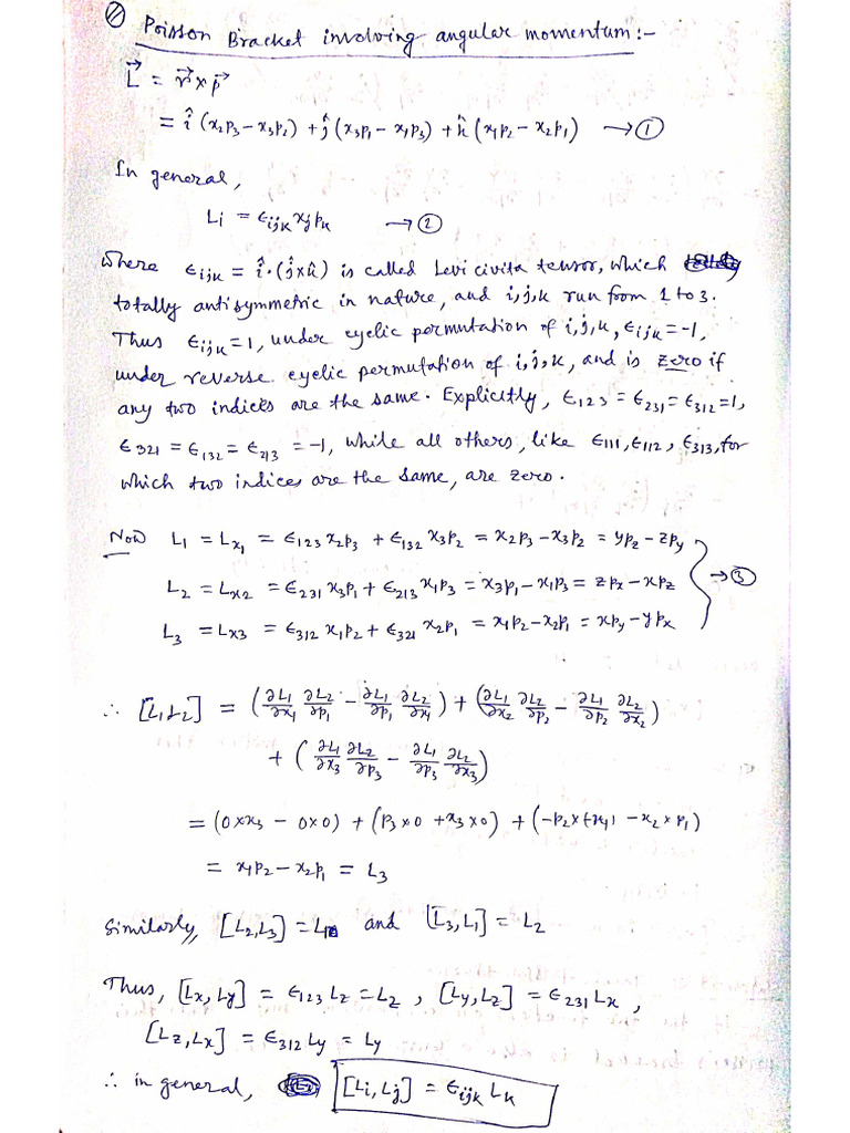 Poisson Bracket... | PDF