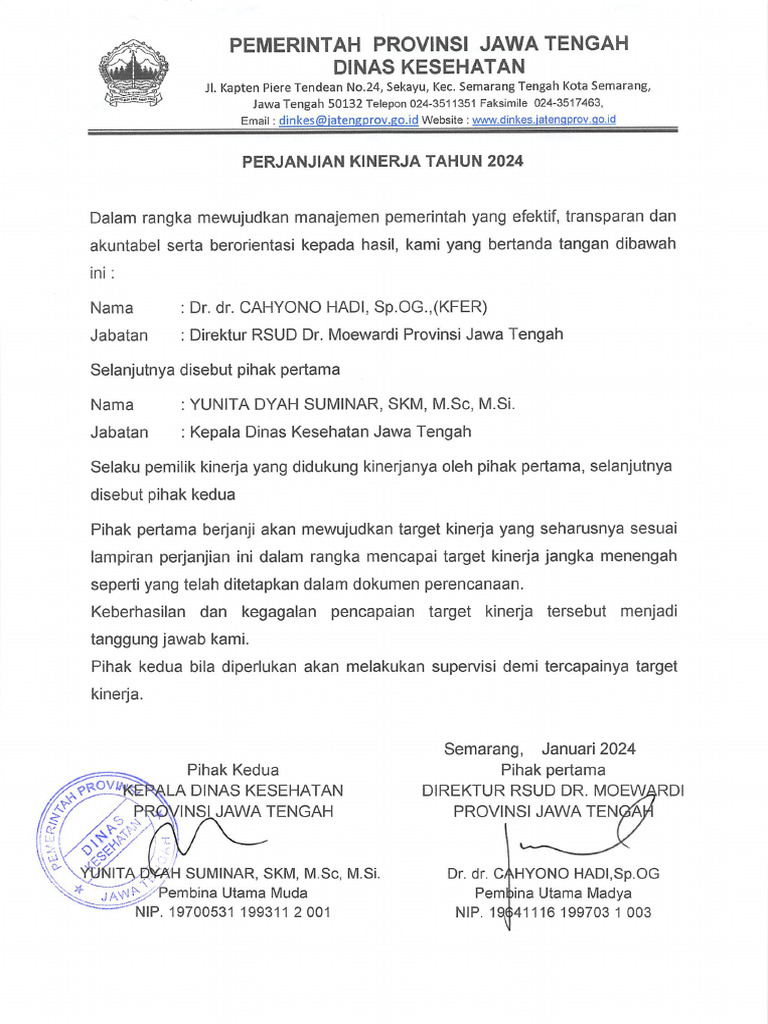 Perjanjian-Kinerja-2024 | PDF