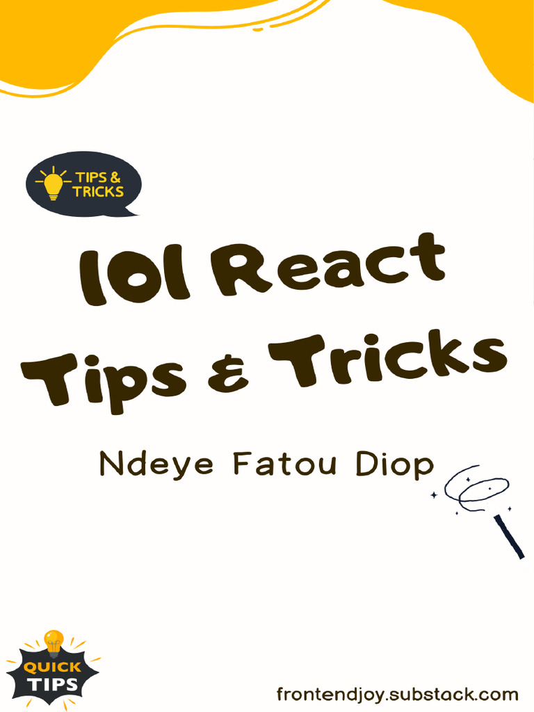 101 React Tips and Tricks | PDF | Document Object Model | Scope (Computer Science)