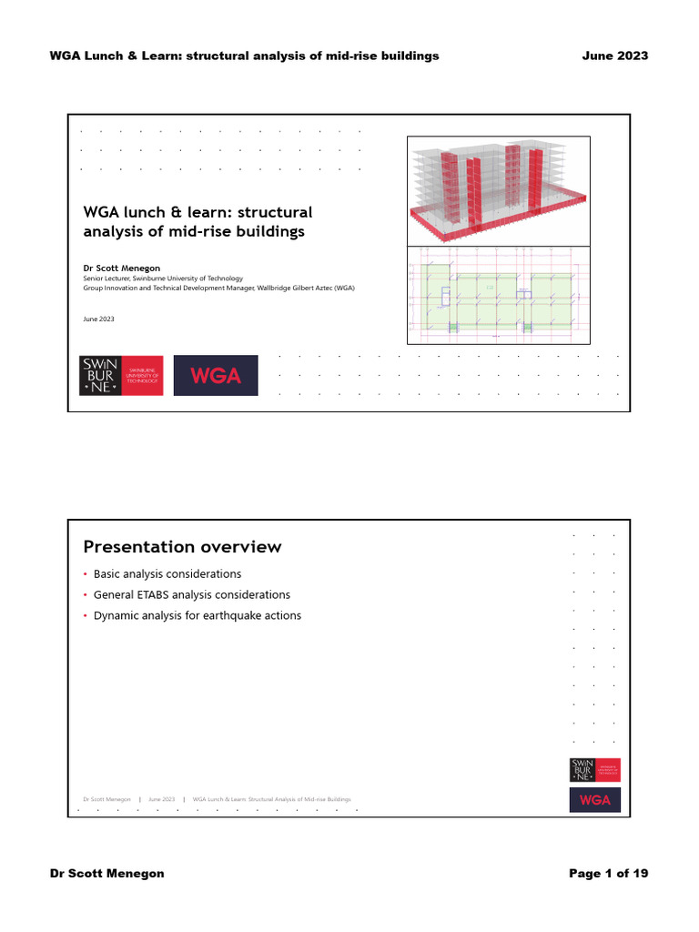 2023 - 06 - Jun-14 - Structural Analysis of Mid-Rise Buildings (Scott Menegon) | PDF ...